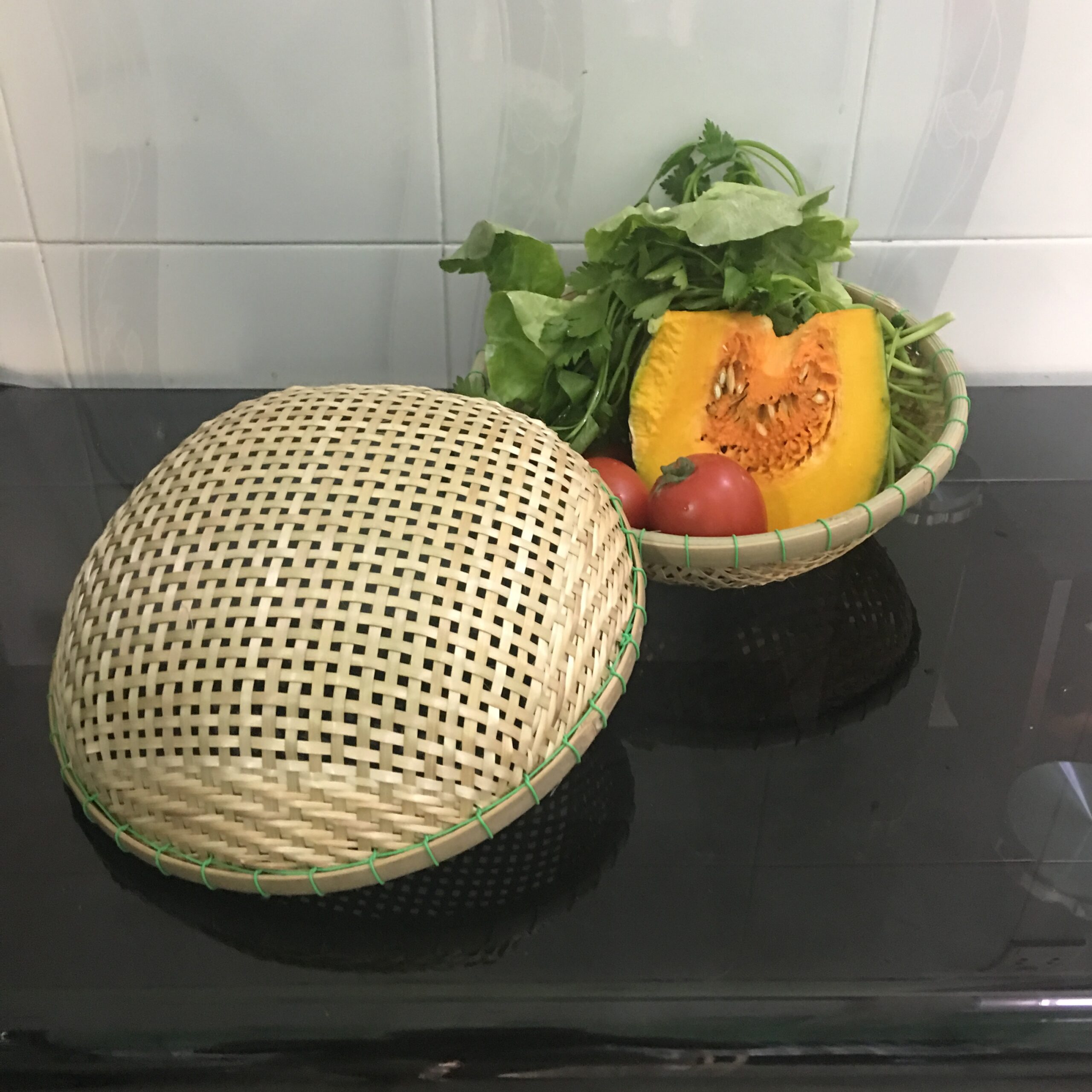 Silver Coconut » Vietnamese Handcrafted Vegetable Prep Baskets