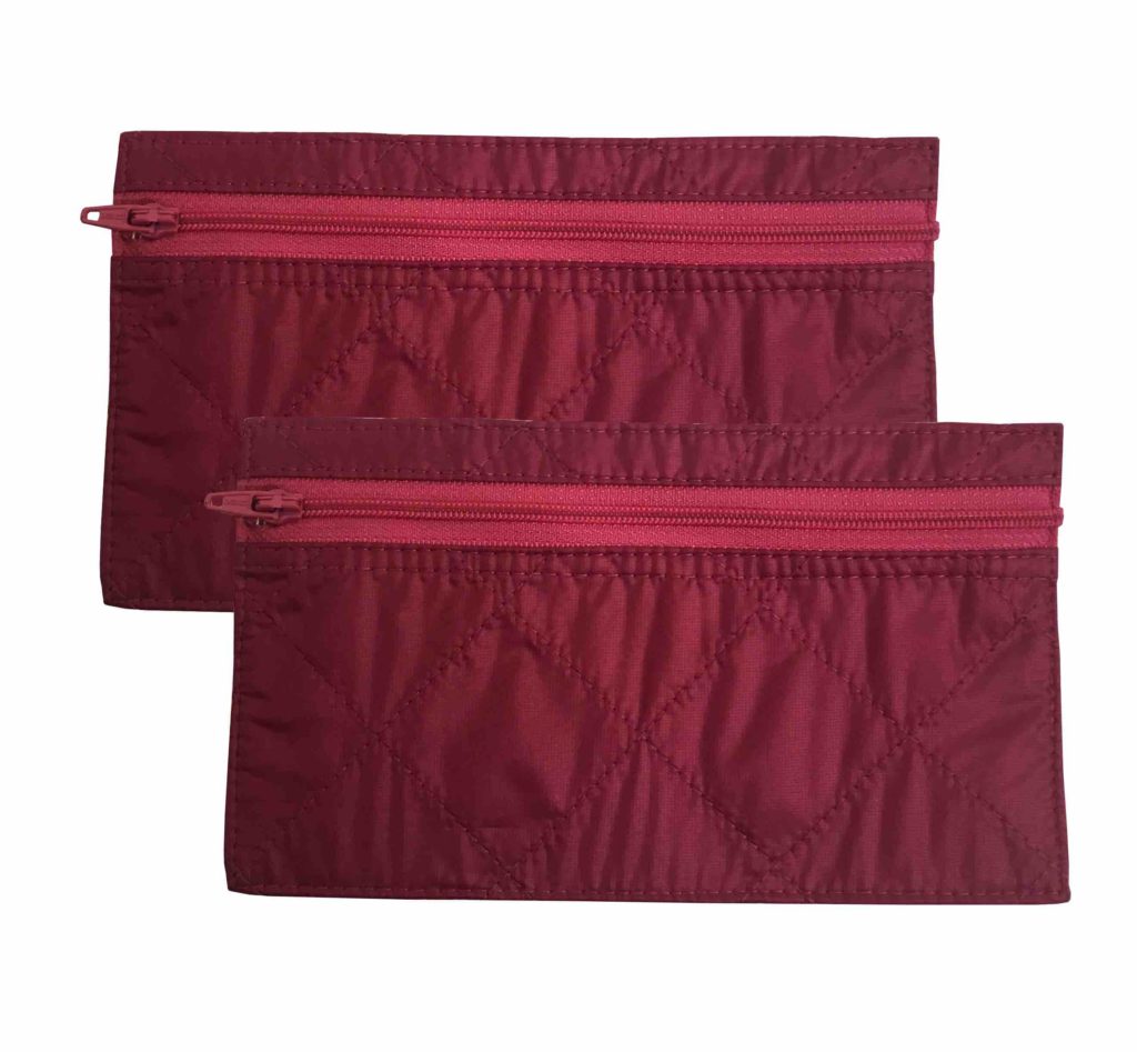 Silver Coconut » 2 Pack Cash Budgeting Envelope System Zippered Wallet