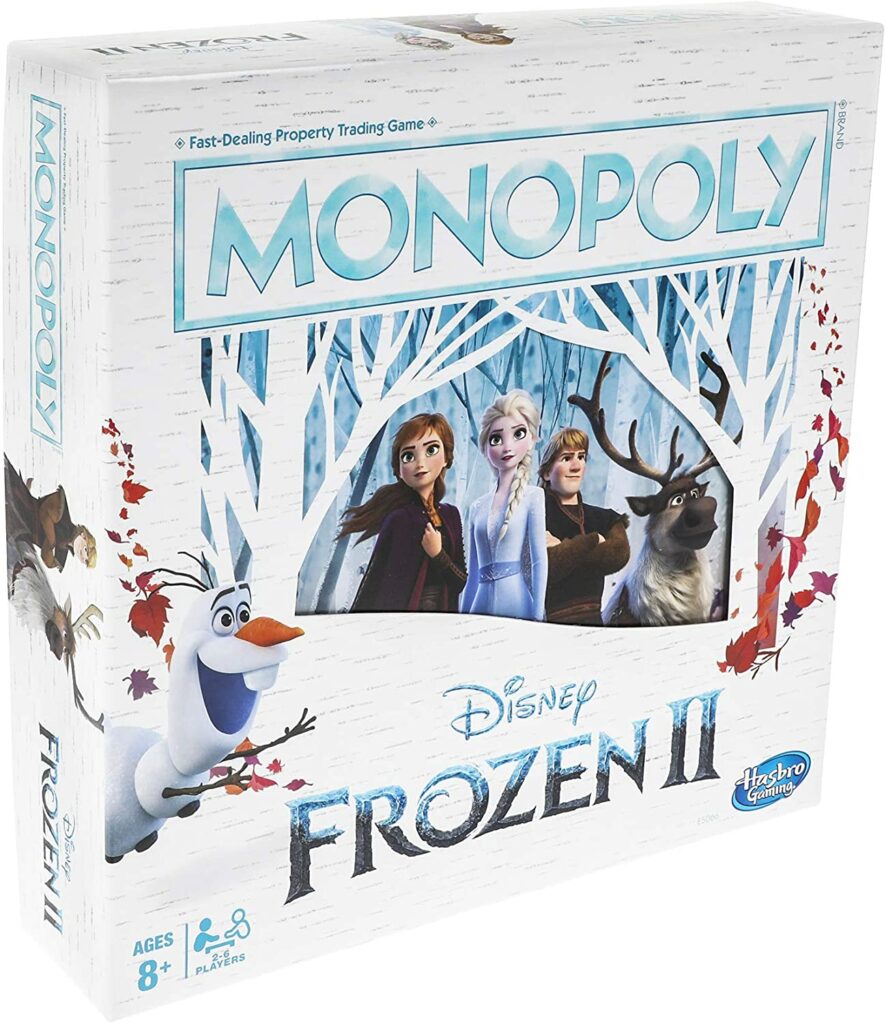 Silver Coconut » Disney’s Frozen II Monopoly Game